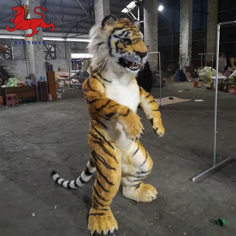 Customized Infrared Sensor Realistic Tiger Costume Suit For Theme Party ...