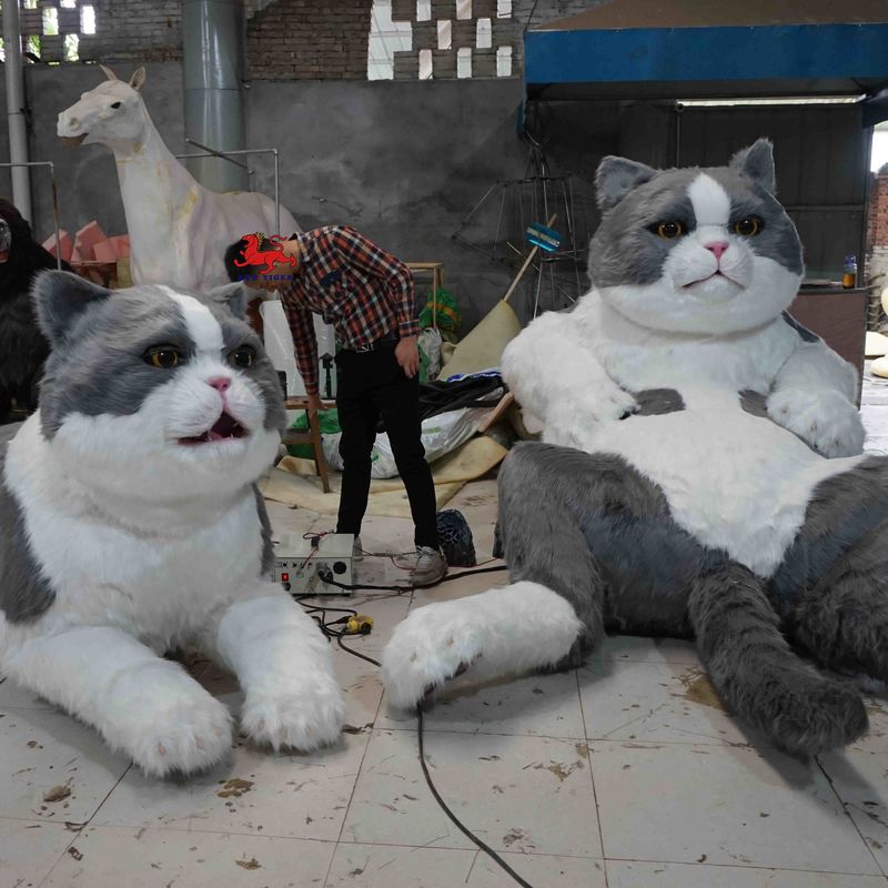 Life Size Realistic Animatronic Animals 200W Size Custom Interactive ...