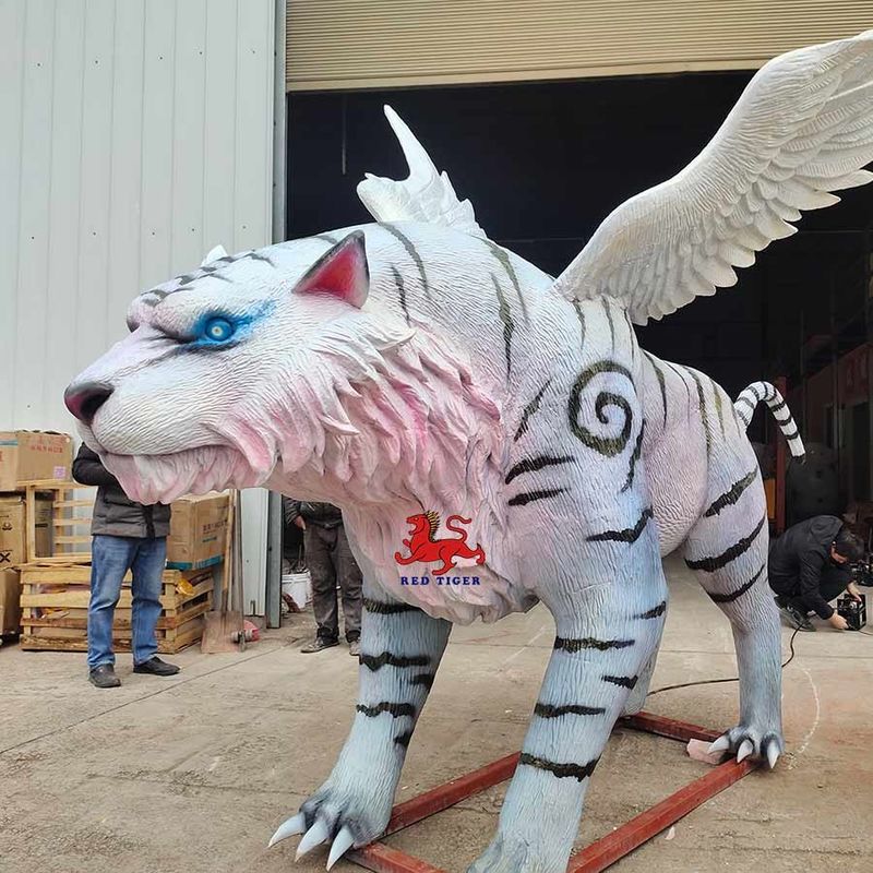 Sonnenwiderstand realistische Animatronic Tier-chinesische ...