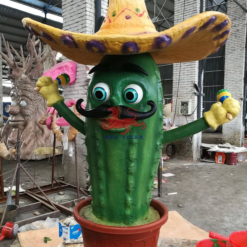 Theme Park Cartoon Animatronic Plant High Quality Cactus For Sale