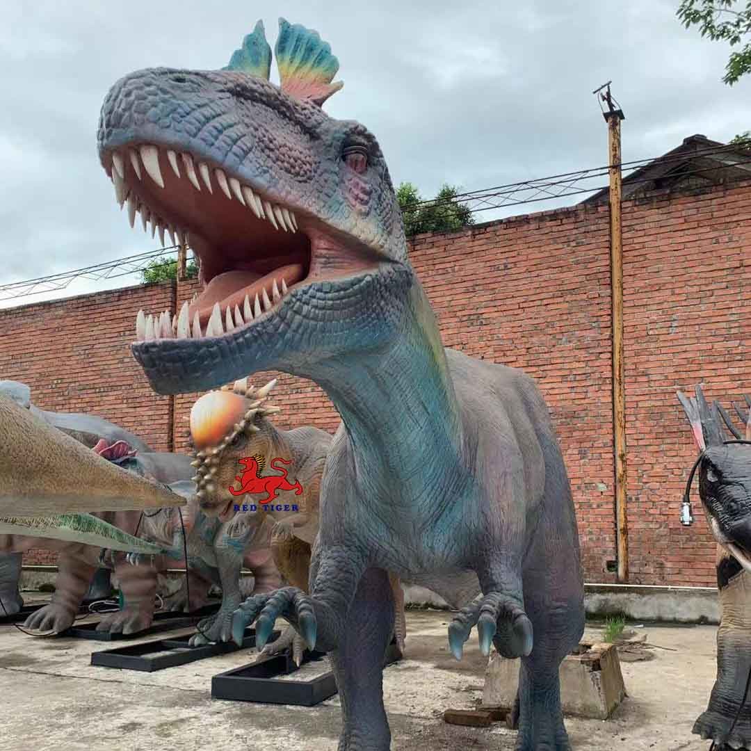 Outdoor Realistic Animatronic Dinosaur Simulation Model Animatronic ...