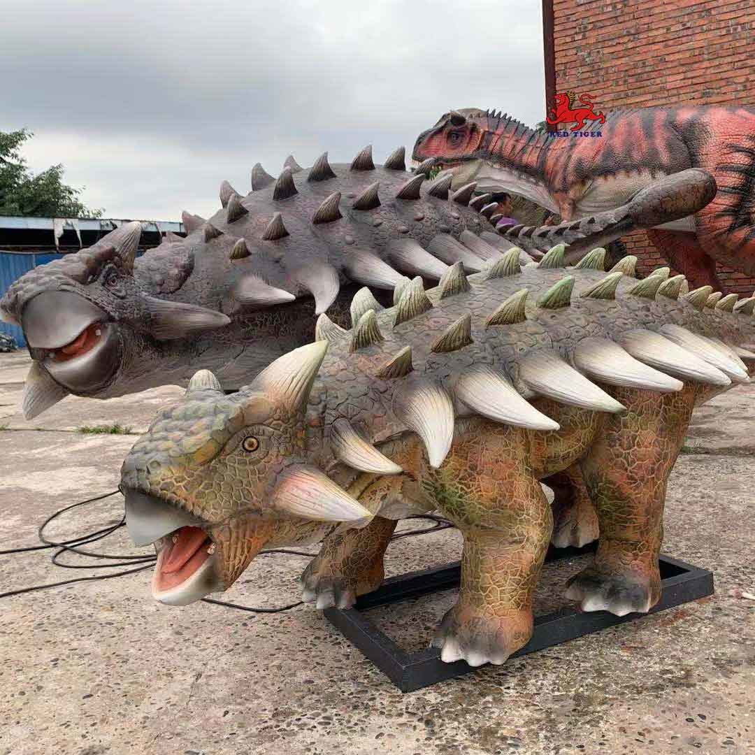 Animated Realistic Animatronic Dinosaur Life Size Ankylosaurus Type ...