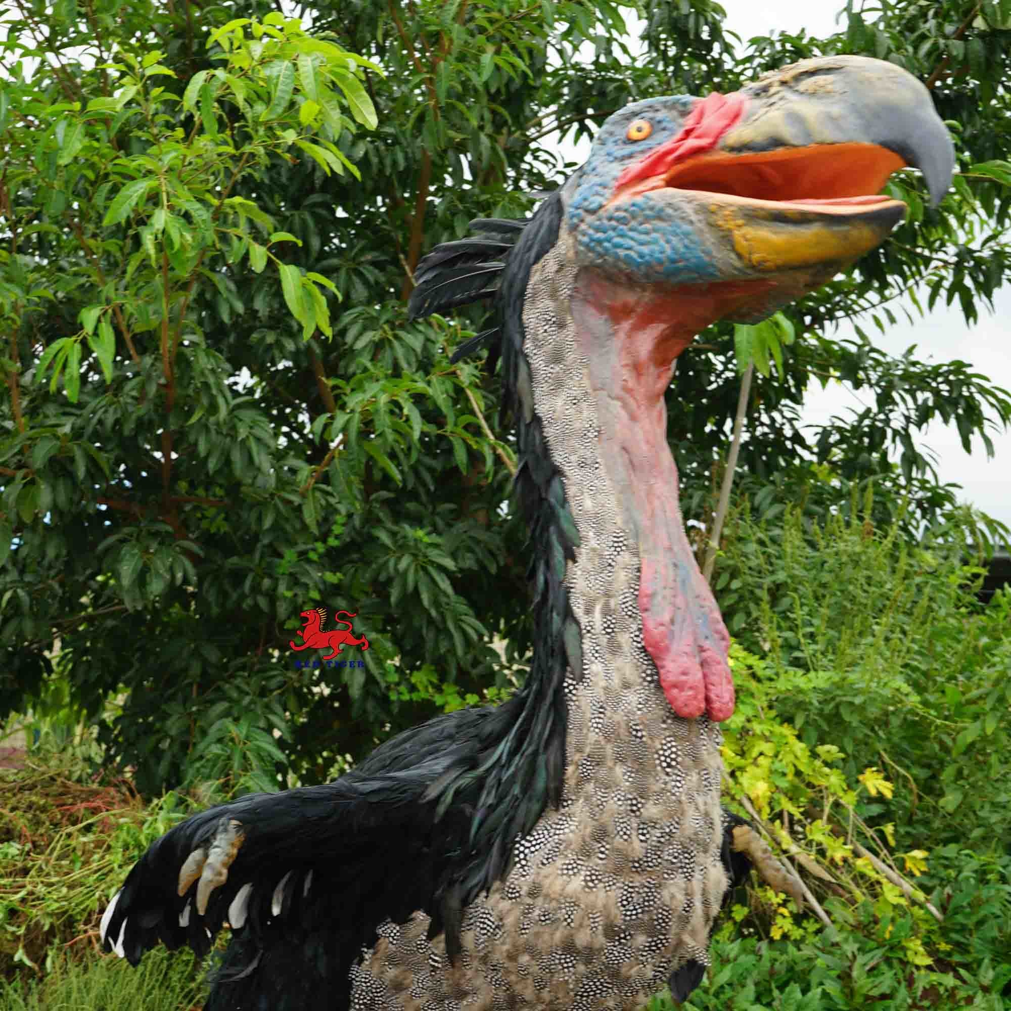 Sunproof Realistic Animatronic Animals Dinornis Model Adult Age