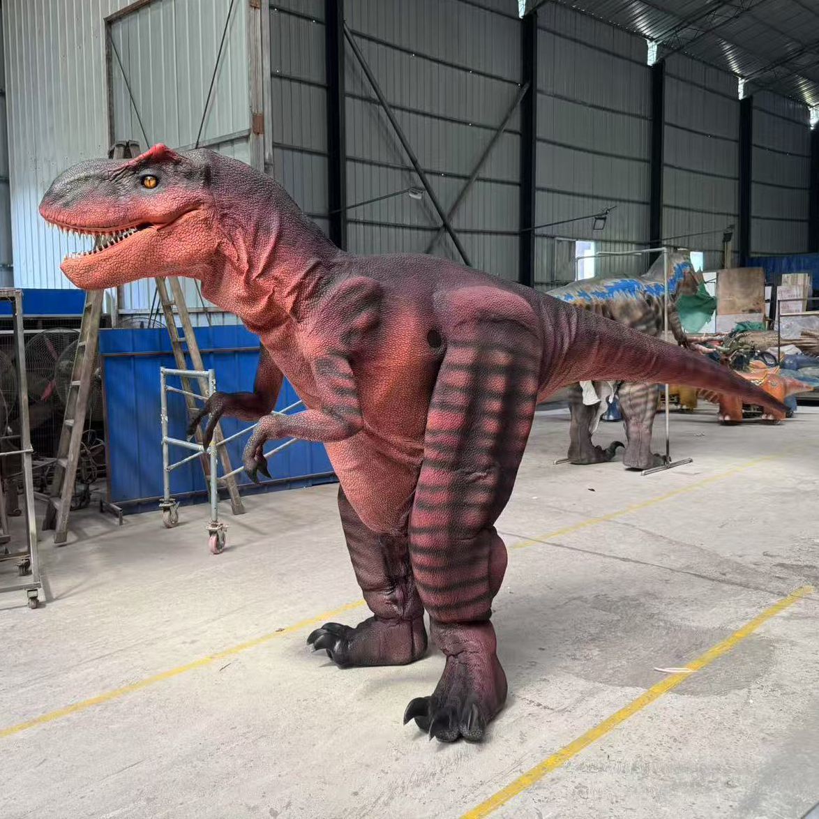 Realistic Animatronic T-Rex Costume with Hidden Legs