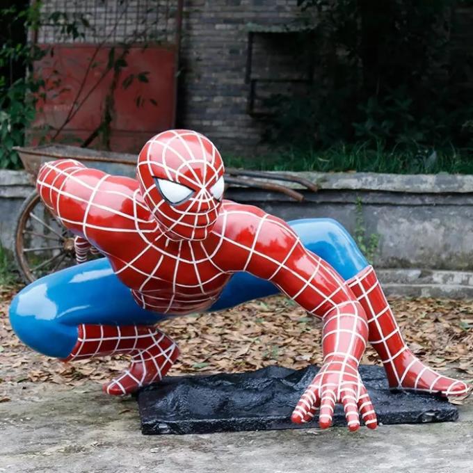 Fiberglass Marvel Spider Man Statue Life Size Spiderman Statue
